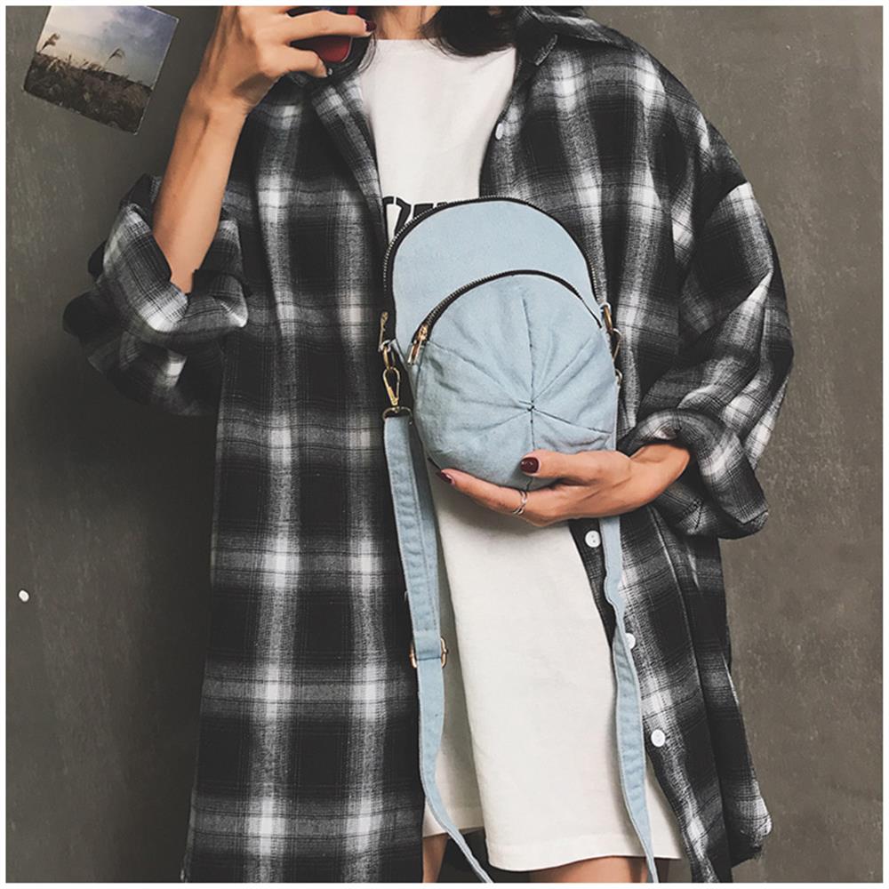 Hip-hop Style Bags Women Jean Shoulder Crossbody Bags Denim Cute Bag ...